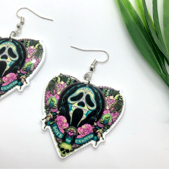 the little shop | Jewelry | Scream Ghostface Earrings | Poshmark